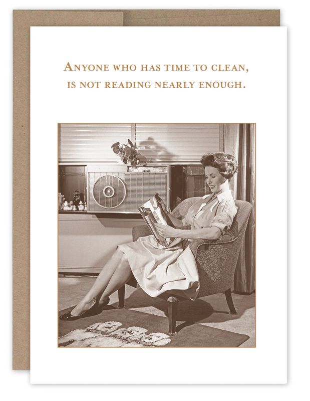 Time To Clean Birthday Card