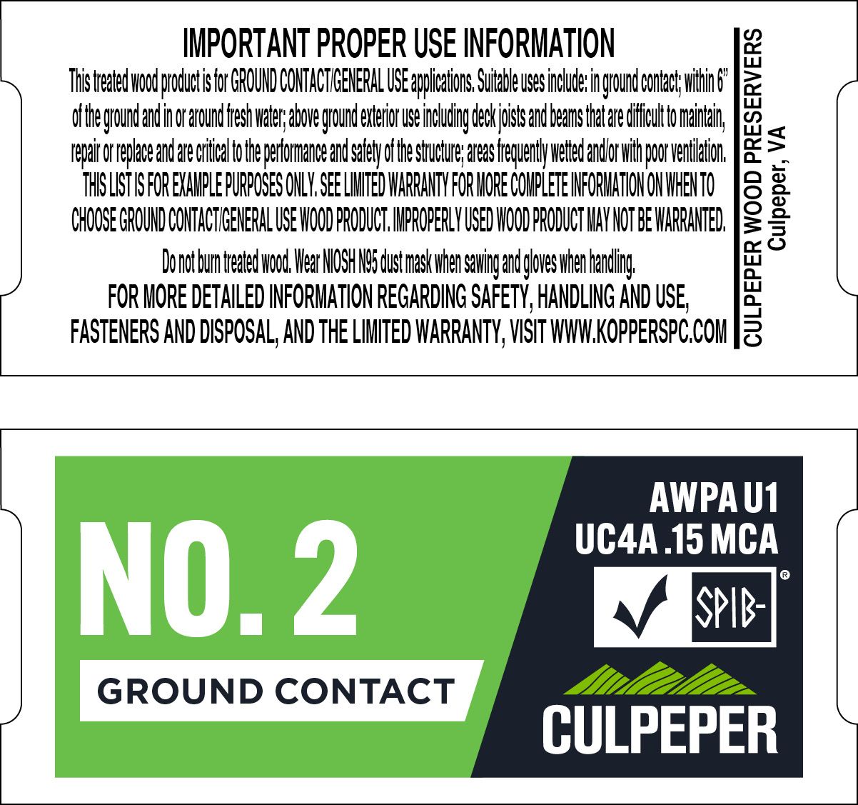 TAG #2 No 2 MCA .15 Ground Contact