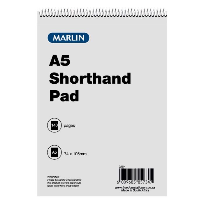 Marlin A5 Shorthand Pad