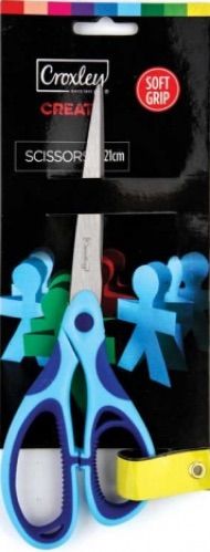 Croxley Rubber Grip Scissors - 210mm