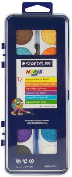 Staedtler Watercolour Paint Set - 12 Colours