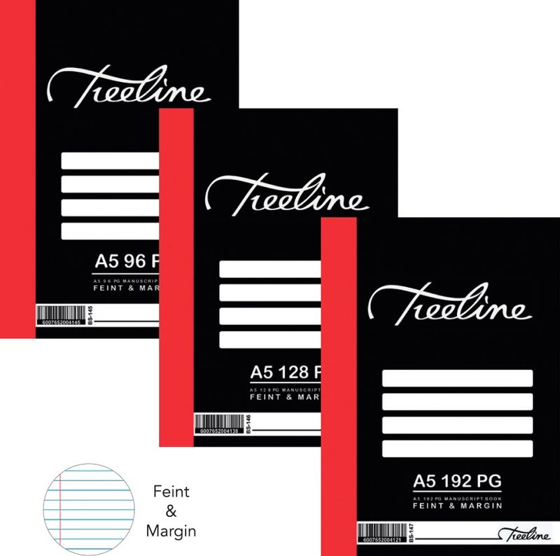 Treeline A5 Manuscript Books
