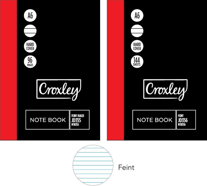 Croxley A6 Memorandum Books