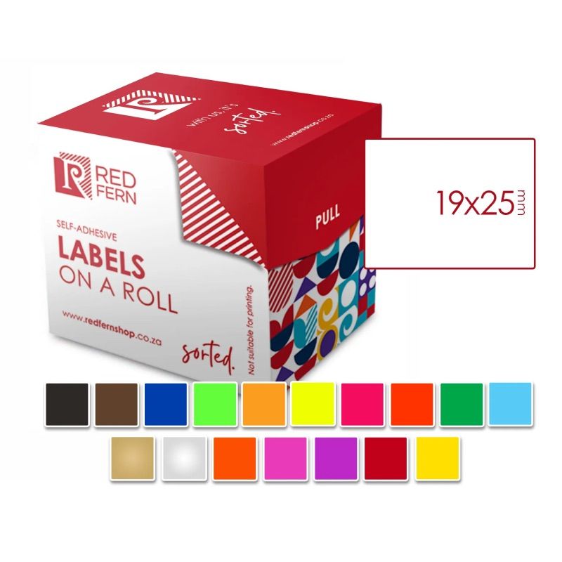 Redfern Colour Code Rolls - 19x25mm (C1925)