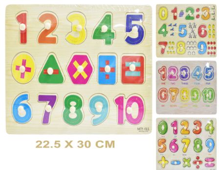 Letters & Numbers Fit in Puzzles