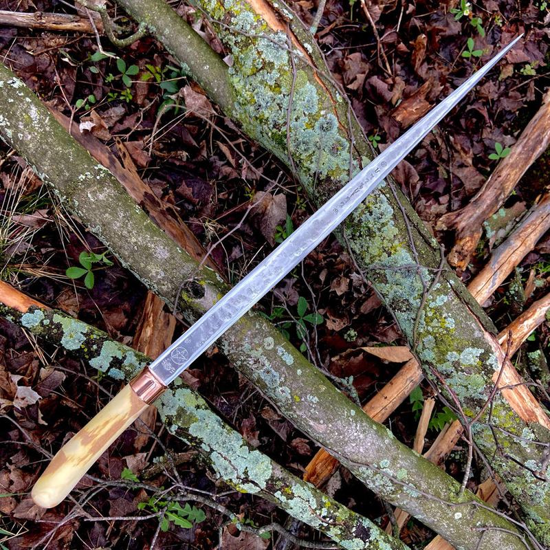 Luna Ignis Sword With English Graveyard Yew Handle Necromancer