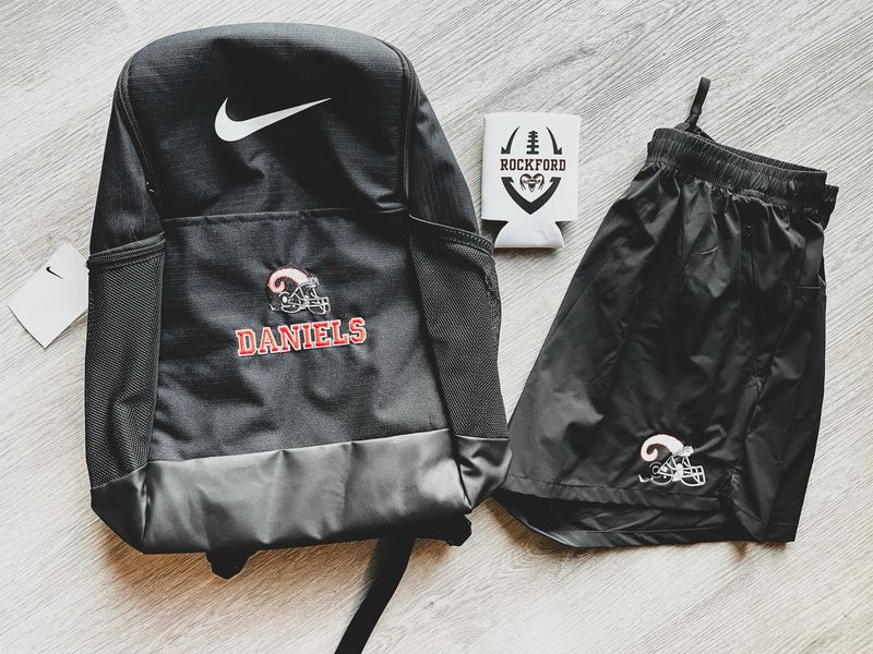 Personalized Nike Football Backpack