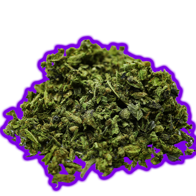 CBD FLOWER TRIM PURPLE GUSHERS