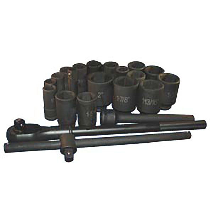 22 Pc. 3/4″ Drive 6 Point SAE Deep Impact Socket Set – Store – Heavy ...