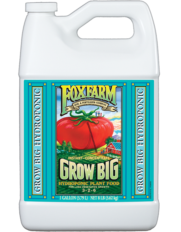 Fox Farm Grow Big Hydro Liquid Concentrate, 1 gal