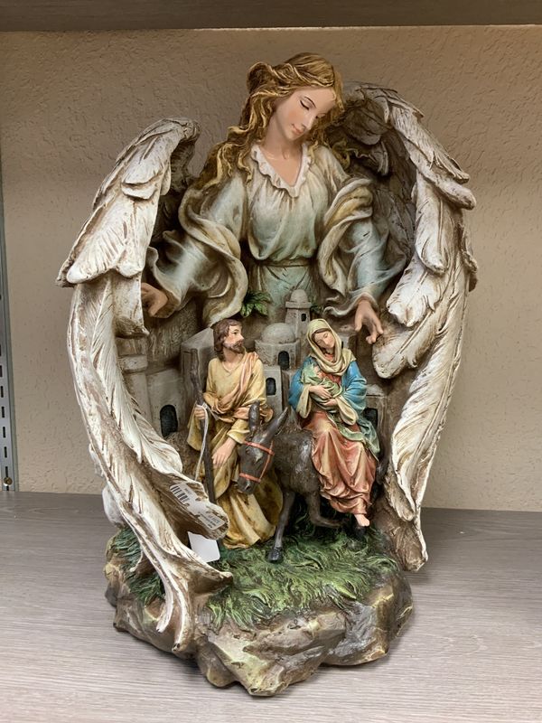 Nativity w/Guardian Angel large
