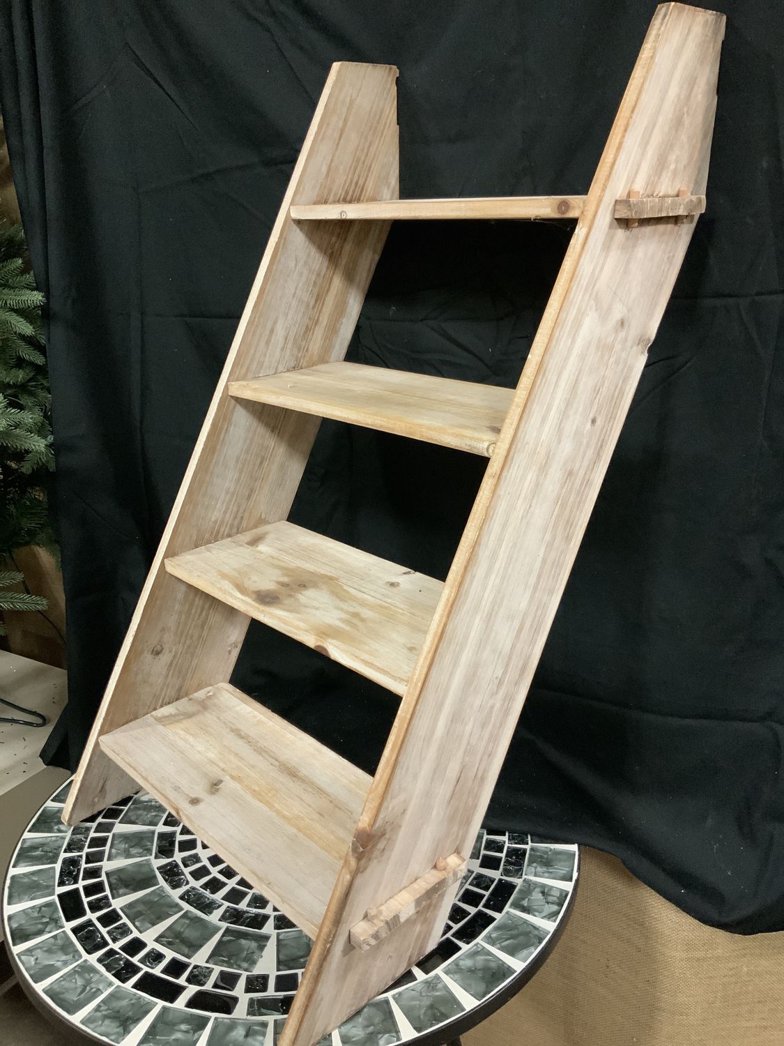 Plant Stand, Ladder wood steps