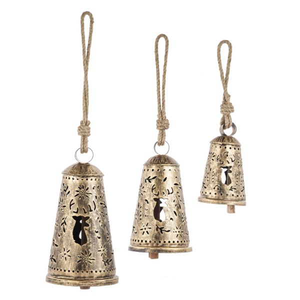 Bell, Deer Silhouette 3 Sizes