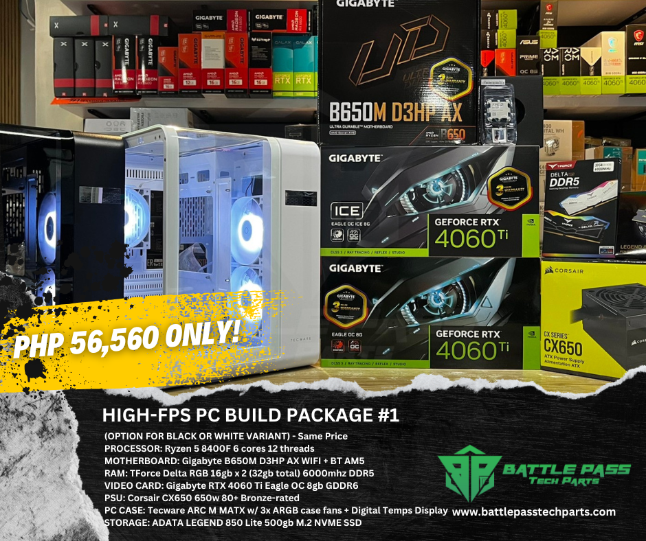 HIGH-FPS PC BUILD PACKAGES