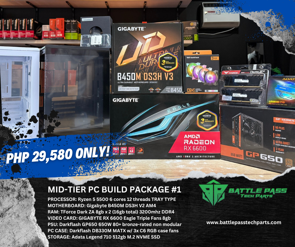 MID-TIER PC BUILD PACKAGES