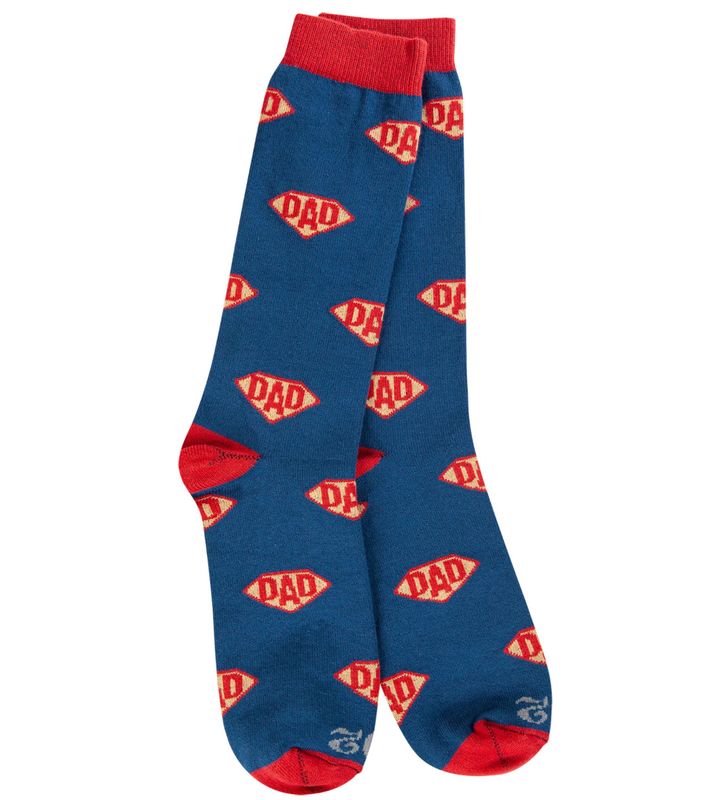 World's Softest Socks Super Dad
