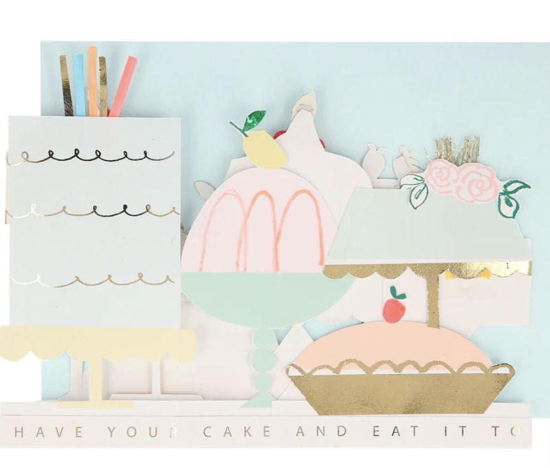 Meri Meri Birthday Cake Card