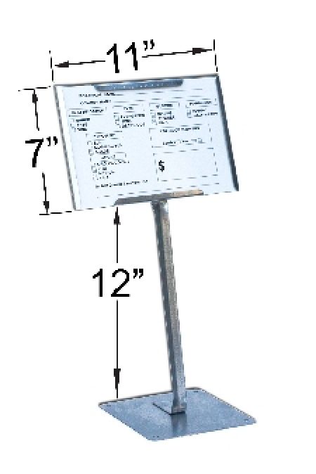 7"(H) x 11"(W) x 12" attached base | Store | DP Industries
