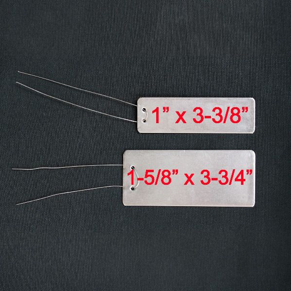 Aluminum Impression Tags | Store | DP Industries