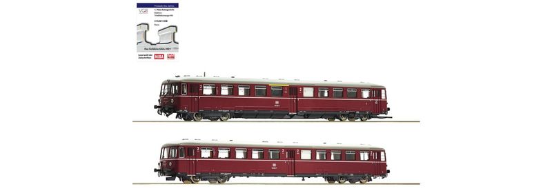 Roco 78081 - ~Akkutriebwagen BR 515 mit Steuerwagen, DB