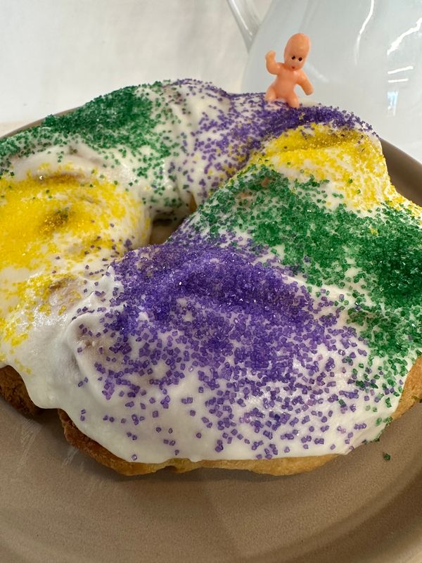 Fully GF Cream Cheese King Cake For Shipping
