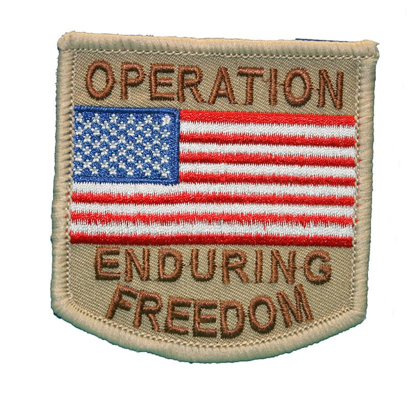 Patch Operation Enduring Freedom with Flag
