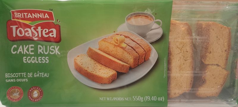 Britannia - Eggless Cake Rusk 550g