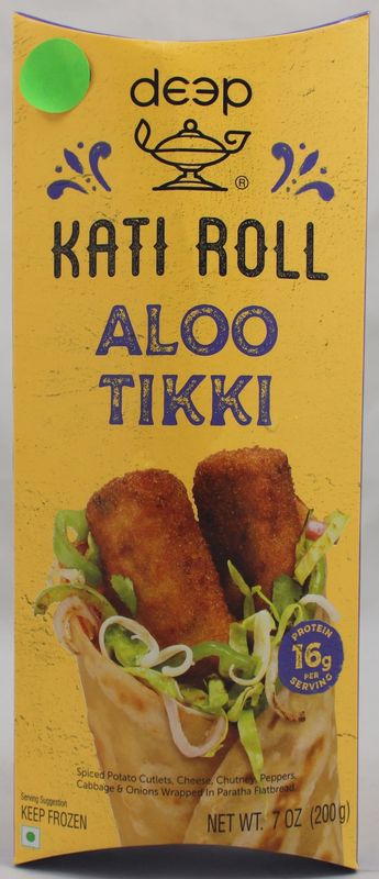 Deep Frozen - Kathi Roll Aloo Tikki 200g