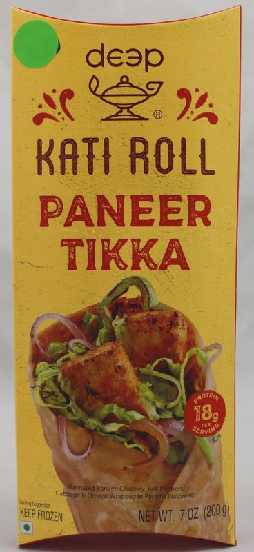 Deep Frozen - Kathi Roll Paneer Tikka 200g