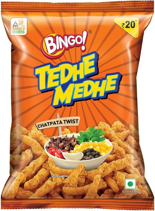 Bingo - Mad Angles Tedhe Medhe 80g