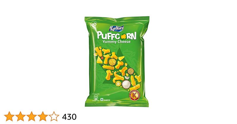Kurkure - Puffcorn Yummy Cheese Flavour 55g