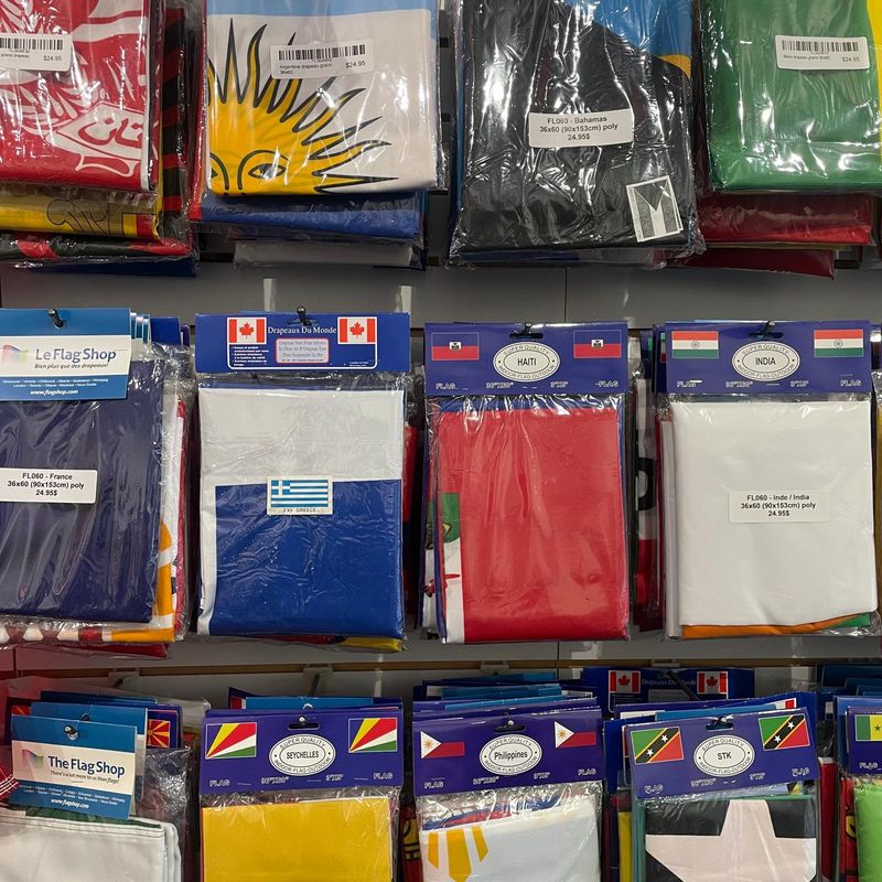 Grand drapeau international 3x5'