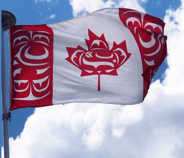 First Nations flags