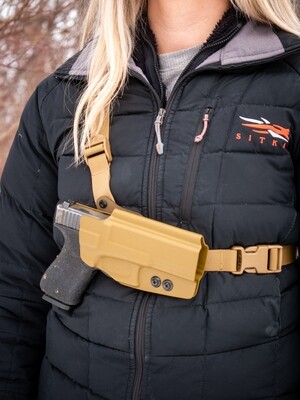 Bino Harness Pistol Holster, for a Chest Pack | Razco Gear
