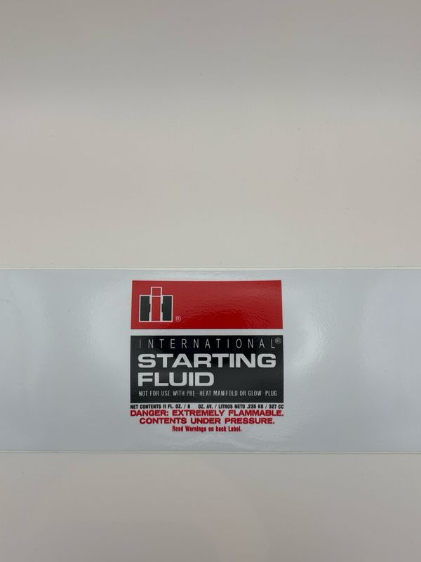 Starting Fluid Decal