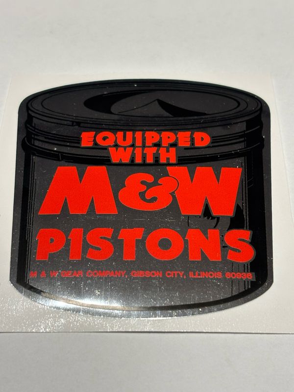 M&W Piston Decal