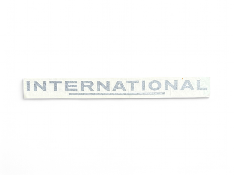 International Decal Black 26" Long X 2'