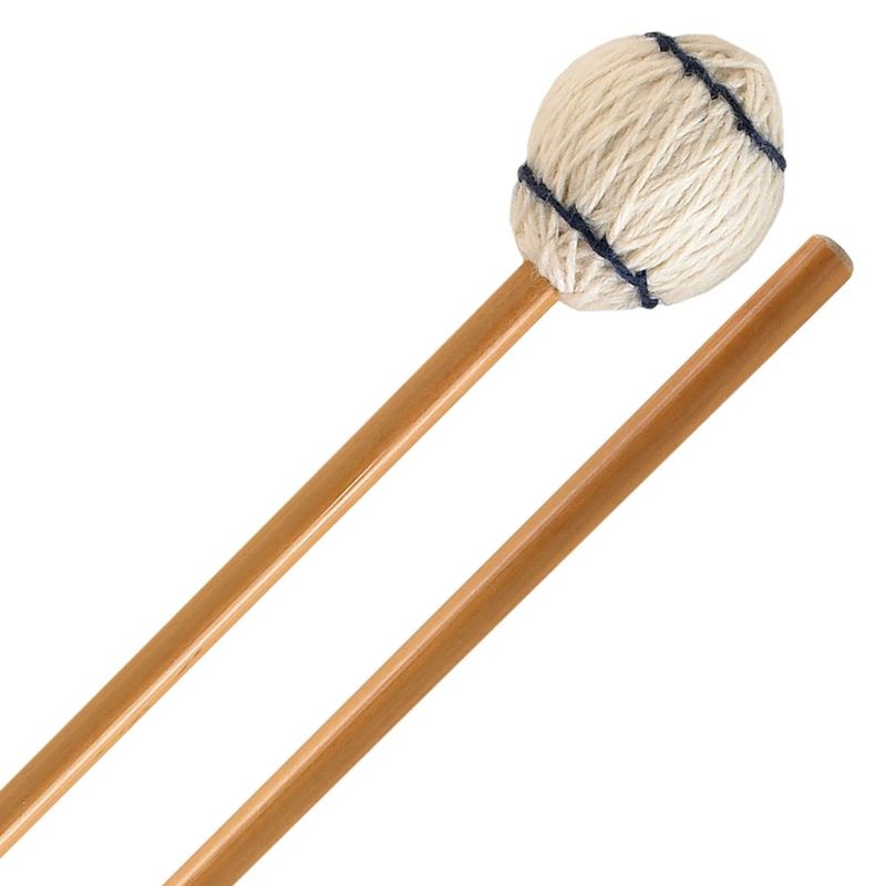 IP EXTRA SOFT MARIMBA MALLETS - OFF-WHITE YARN - RATTAN