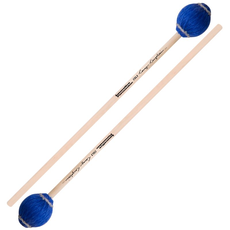 IP LOW-MID REGISTER MARIMBA MALLETS - ROYAL BLUE CORD - BIRCH