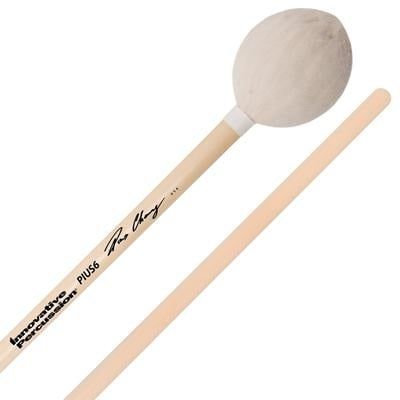 IP VERY HARD MARIMBA MALLETS - WHITE YARN - RATTAN