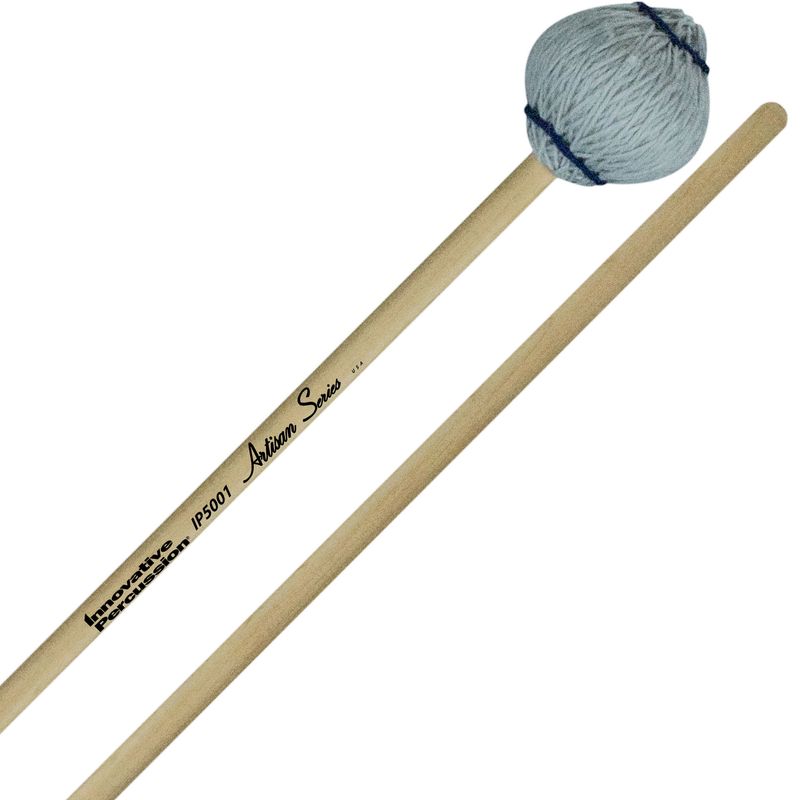 IP SOFT MARIMBA MALLETS - LIGHT GRAY YARN - RATTAN