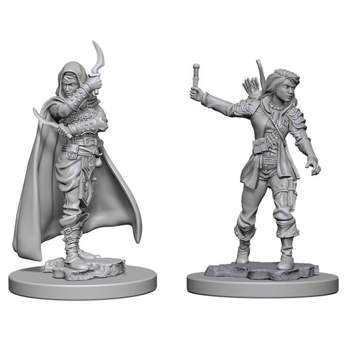 Unpainted Minis: Human Female Rogue