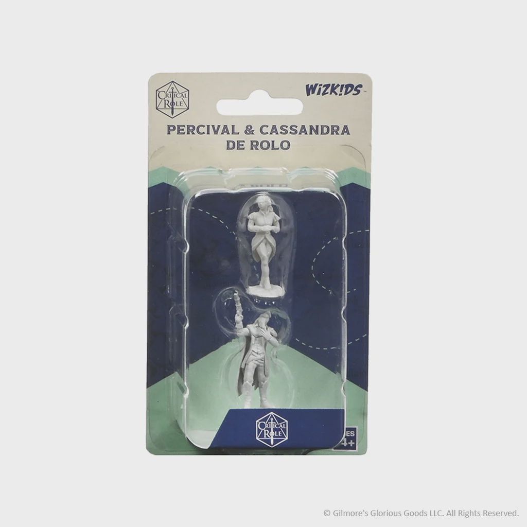 Unpainted Minis: Percival & Cassandra De Rolo, Critical Roll