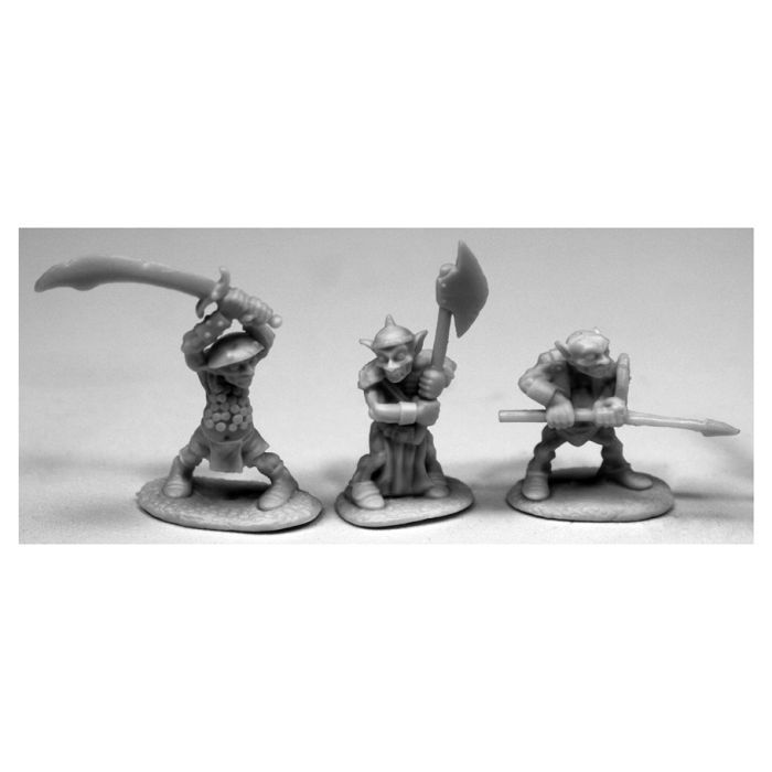 Unpainted Minis: Goblin Warriors