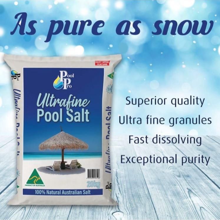 SALT 20KG Ultrfine Premium - Shop - Warner Pool & Spa Care