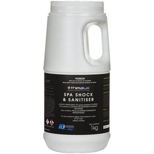 Theralux Spa Shock & Sanitiser 1kg – IPSS6001 Spa Water Treatment ...