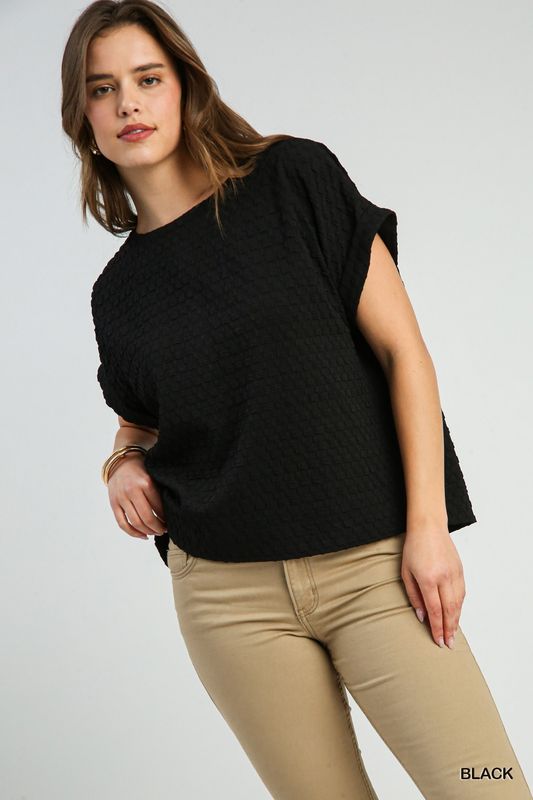 Jacquard Boxy Cut Top