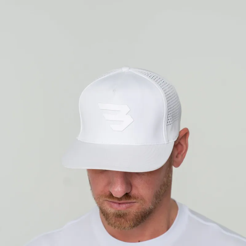 Performance Cap - Flying B Logo - White