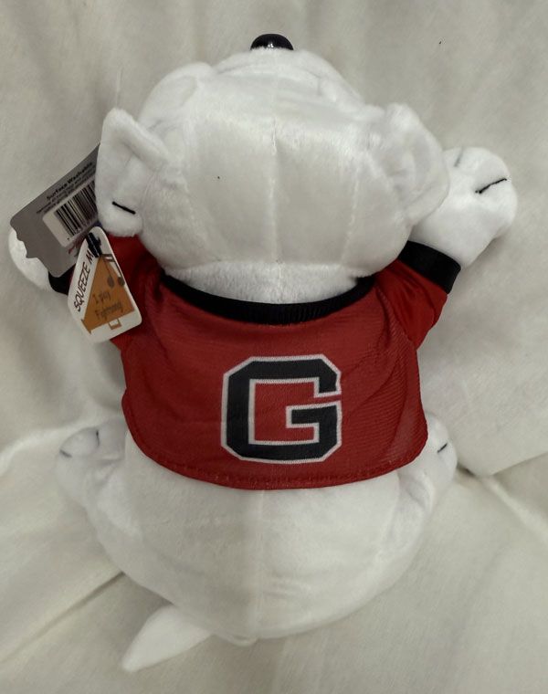 Plush Georgia Bulldog Mascot 10" BOOM