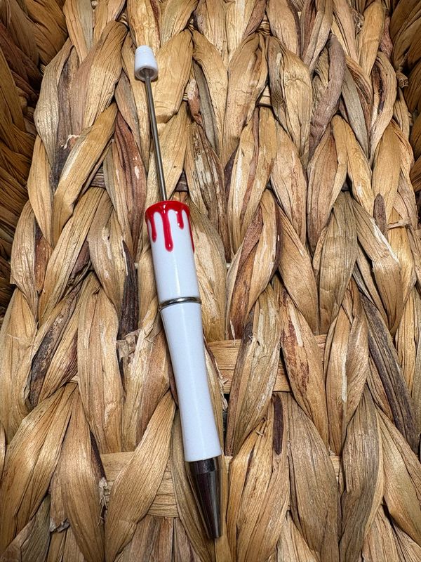 White Blood Drip Pen